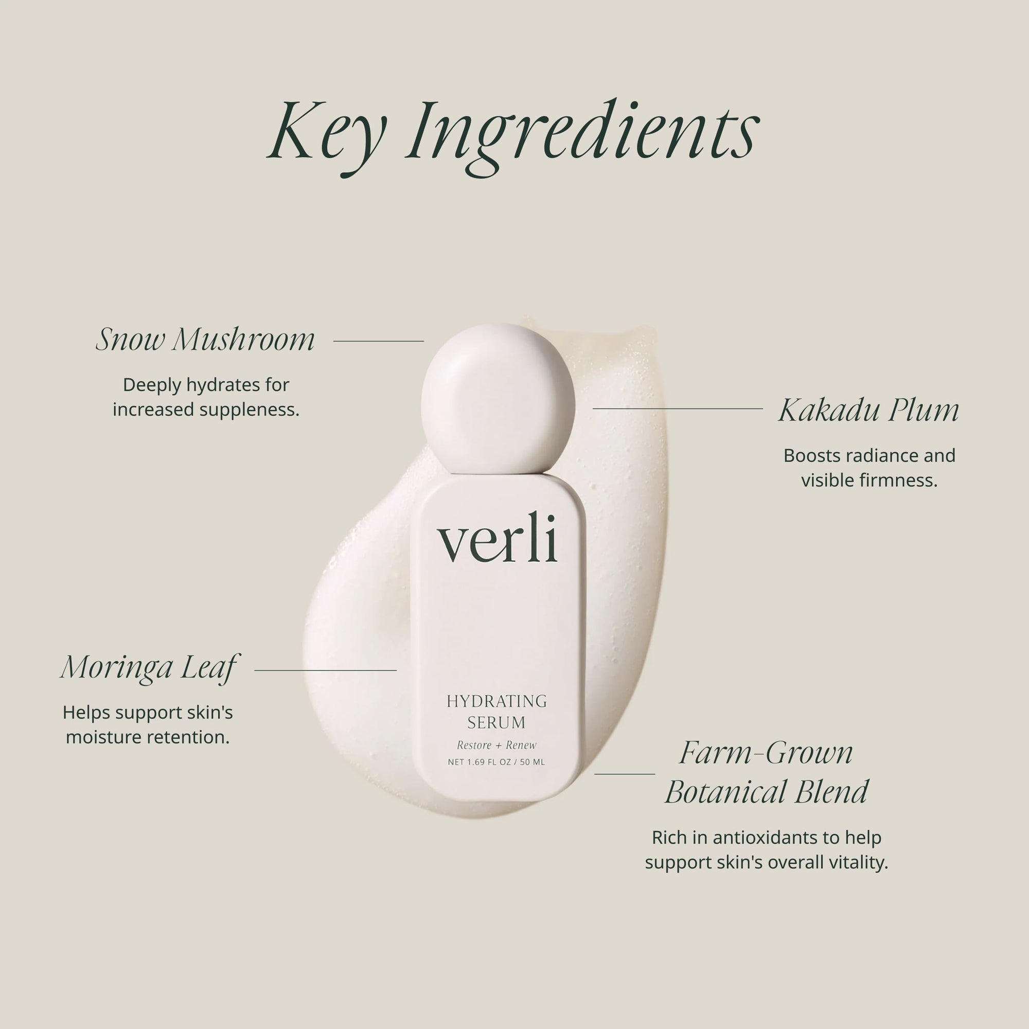 Hydrating Serum with Hyaluronic Acid | Verli
